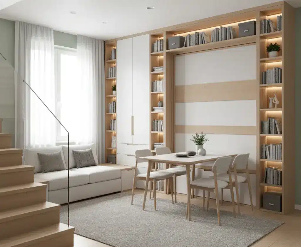 Every Space Work: The Magic of Fitted Storage in Small Living Spaces